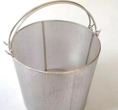 China ISO Certification Ss316 Mesh Strainer Basket With Handle for sale