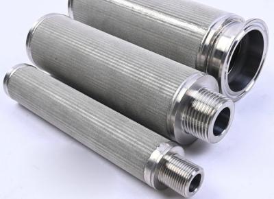 China Industrial 5 Micron Stainless Steel Candle Filter Sintered Element for sale