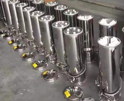 China Precision Security 230mm Cartridge Filter Housing For Front Underground Well Water Pipeline for sale