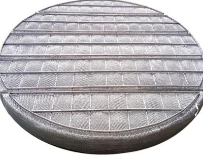 China 304l Wire Mesh Demister Stainless Steel Co Knit With Fiber Glass for sale