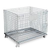 China Ultra Large Capacity Mesh Storage Cage Strong Bearing Capacity Stainless Steel 304 for sale