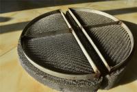China Ios 316 Stainless Steel Wire Mesh Demister For Vapor Liquid Filter Oil for sale