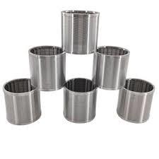 China Stainless Steel 304 316 Wedge Wire Filter Cylinder Metal Screen for sale