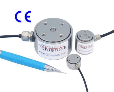 China Flange Load Cell 200kg Compression Sensor 2kN Actuator Thrust Force Measurement for sale