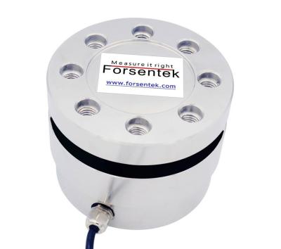 China Column Load Cell 10ton Flanged Load Cell 5000kg Cylinder Thrust Measurement for sale
