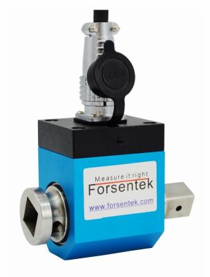 China Square Drive Rotary Torque Sensor 0-1500Nm Square Type Torque Transducer for sale