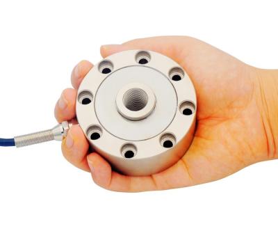 China Compression Load Cell 100lb 200lb 500lb 1klb 2klb Pancake Type Force Sensor for sale