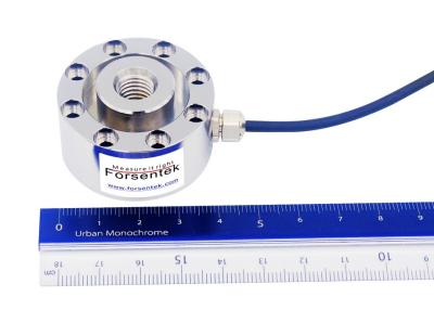 China Pancake Load Cell With M10 Threaded Hole For Tension Compression Force Measurement for sale