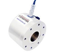 China Flange Mount 3-Axis Load Cell 0-100kN Through Hole Multi-axis Force Sensor for sale