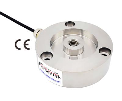 China Low Height Compression Force Transducer 500N 1KN 2KN 3KN Pancake Loadcell for sale