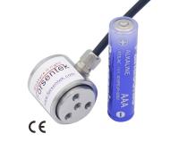 China Miniature Cylindrical Load Cell Flange-to-flange Cylinder Type Force Transducer for sale