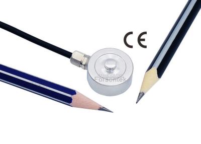 China Miniature Button Load Cell 1klb 450lb 200lb 100lb 45lb 20lb Compression Force Transducer for sale