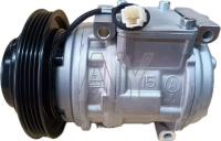 China TOYOTA COROLLA AC Compressor with PV4 Grooves 140mm Pulley Diameter and 12V Rated Voltage for sale