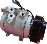 China TOYOTA FORTUNER AC Compressor with PV7 Grooves 120mm Pulley Diameter and 12V Rated Voltage for R134a Refrigerant for sale