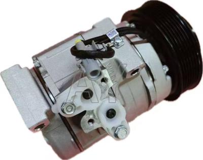 China TOYOTA FORTUNER AC Compressor with PV7 Grooves 120mm Pulley Diameter and 12V Rated Voltage for R134a Refrigerant for sale