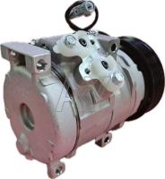China TOYOTA FORTUNER AC Compressor with PV7 Grooves 120mm Pulley Diameter and 12V Rated Voltage for R134a Refrigerant for sale
