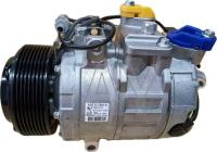 China BMW GT/X5 AC Compressor with R134a Refrigerant 12V Rated Voltage and 110mm Pulley Diameter for sale