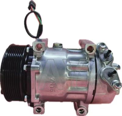 China SCANIA AC Compressor with 12 Months Warranty 123mm Clutch and 24V for SCANIA Vehicles for sale