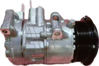 China TOYOTA AC Compressor with 7pk Grooves 12V Rated Voltage and 110mm Pulley Diameter for R134 Refrigerant for sale