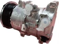 China TOYOTA AC Compressor with 7pk Grooves 12V Rated Voltage and 110mm Pulley Diameter for R134 Refrigerant for sale