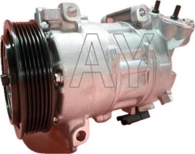 China PEUGEOT 3008 AC Compressor with 6pk Grooves 12V Rated Voltage and 119mm Pulley Diameter for R134 Refrigerant for sale