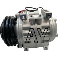 China Toyota Coaster Ac Compressors With 24v Power And 2a Grooves Pulley Designed For Long Term Automotive Cooling System for sale