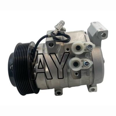 China Toyota Innova AC Compressor with 7PK Grooves 125MM Pulley Diameter and 12V Voltage OEM 88320-OK380 for sale