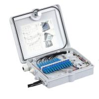 China 12 Core Fiber Optic Distribution Box IP55 Wall Mount Fiber Termination Box for sale