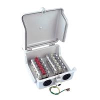 China 10 Pairs Subscriber Terminal Block STB Drop Wire Distribution Box With Protection for sale