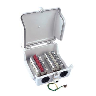 China 10 Pairs Subscriber Terminal Block STB Drop Wire Distribution Box With Protection for sale
