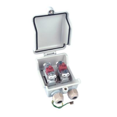China 2 Pair Telephone Distribution Box Waterproof IP55 With / Without GDT for sale