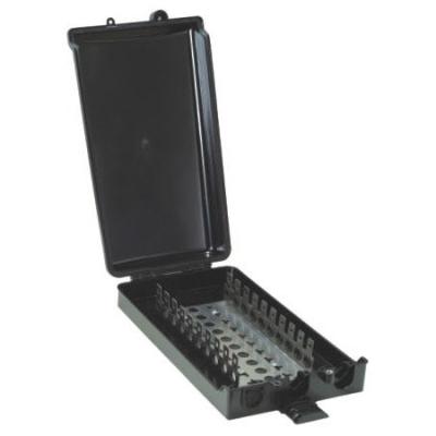 China 100 Pairs Plastic Telephone Termination Box Wall Mounting Type For Outside for sale