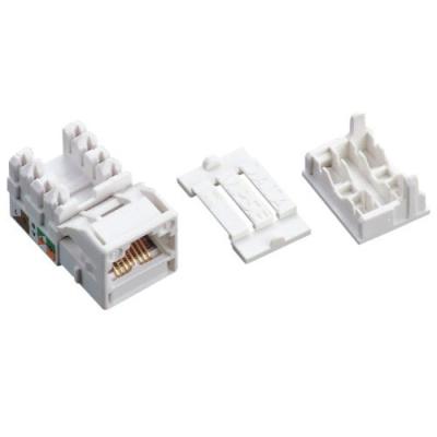 China Unshielded 90 Degree Rj45 Keystone Jack CAT5E UTP Jack Outlet 8P8C Commscope Standard for sale
