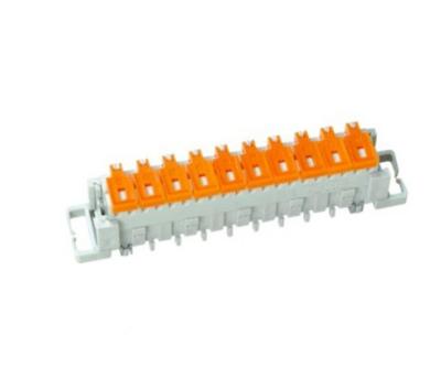 China ABS / PBT LSA Plus Module Double Sided 10 Pair Krone Module Normal Closed for sale