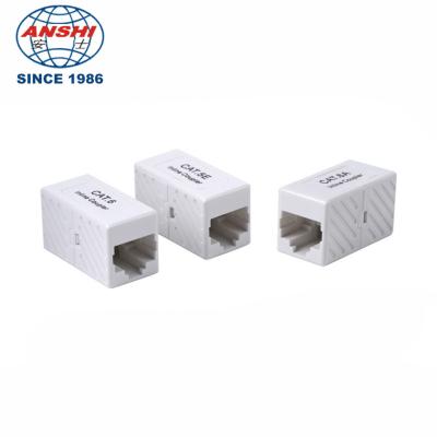 China Small Rj45 Inline Keystone Coupler Cat5e Cat6 Cat6A Utp for sale
