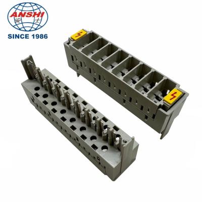 China 8 Pairs LSA Plus Module 2 Pole Gas Tube Arrester GDT Magazine for sale