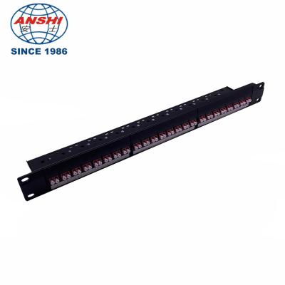 China Rack Mount ODF Fiber Optic Patch Panel For Telecommunications for sale