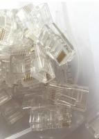 China RJ45 8P8C Cat5e UTP Gold Plated Modular Plug 50 Micron 1000V for sale