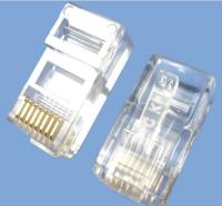 China RJ45 8P8C Cat5e UTP Gold Plated Modular Plug 50 Micron 1000V for sale