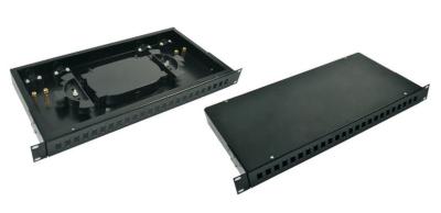 China 19Inch 1U Fiber Optic Patch Panel for ODF Optical Distribution Frames for sale