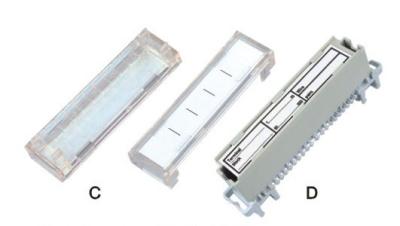 China White Color Krone Label Holder , 5 Pairs Terminal Block Hinged Label Holders for sale
