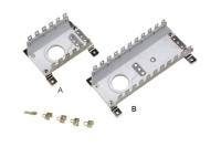 China Krone Type 6 pairs / 11 pairs Back Mount Frame for Krone Module, Rack Mount Frame for sale