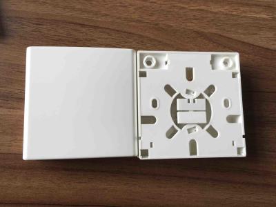 China SC 2 Ports Fiber Distribution Box Indoor Faceplate 86 Type For Networking for sale