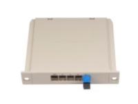 China 1 X 4 SC Cassette Type Fiber Optic PLC Splitter Insertion Type For CATV / FTTH for sale
