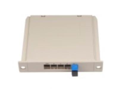 China 1 X 4 SC Cassette Type Fiber Optic PLC Splitter Insertion Type For CATV / FTTH for sale