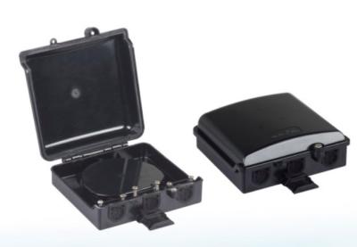 China Wall Mounted FTTH Distribution Box 24 Core Fiber Optic Cross Connect Box for sale