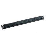 China Modularization Design 110 IDC UTP Patch Panel 24 Port Cat5e For 19