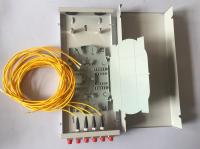 China Mini Wall Outlet Fiber Distribution Box 4 / 8 / 12 Core FTTH Termination Box for sale