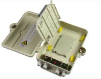 China Plastic SMC 16 Core SC Fiber Distribution Box Waterproof FTTH PLC Splitter Box for sale