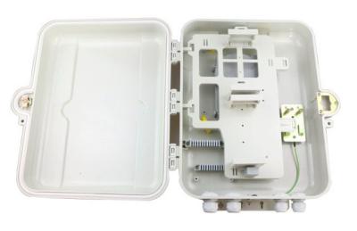 China Inserted Type 32 Core Fiber Optic Splitter Box 350 * 275 * 100mm Double Layer Design for sale